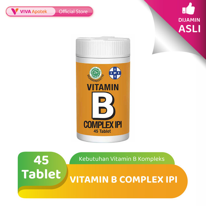 Jual Vitamin B Complex IPI untuk Kebutuhan Vitamin B Kompleks (45 Tablet) | Shopee Indonesia