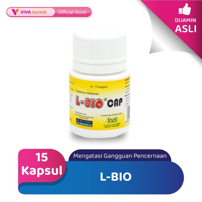 Jual L-Bio untuk Mengatasi Gangguan Pencernaan (15 Kapsul) | Shopee ...