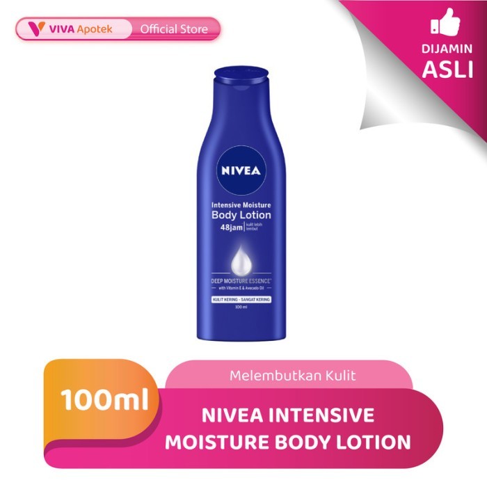 Jual Nivea Intensive Moisture Body Lotion Melembutkan Kulit (100 ml) | Shopee Indonesia