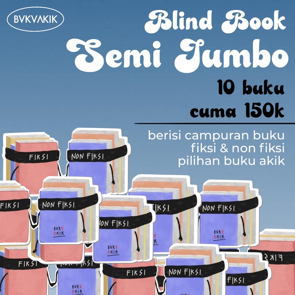 Jual Paket buku Blind book Semi Jumbo | Shopee Indonesia
