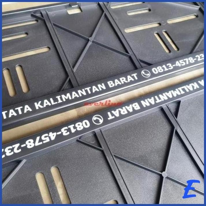Jual | EV | COVER PLAT NOMOR MOBIL BRANDING SABLON PROMOSI NAMA DEALER ...