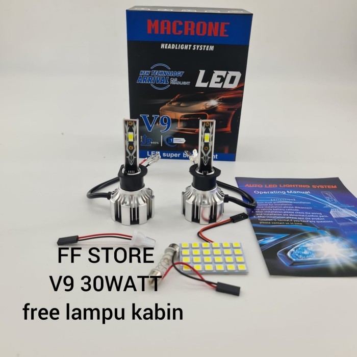Jual turbo led macrone h1 v9 | Shopee Indonesia