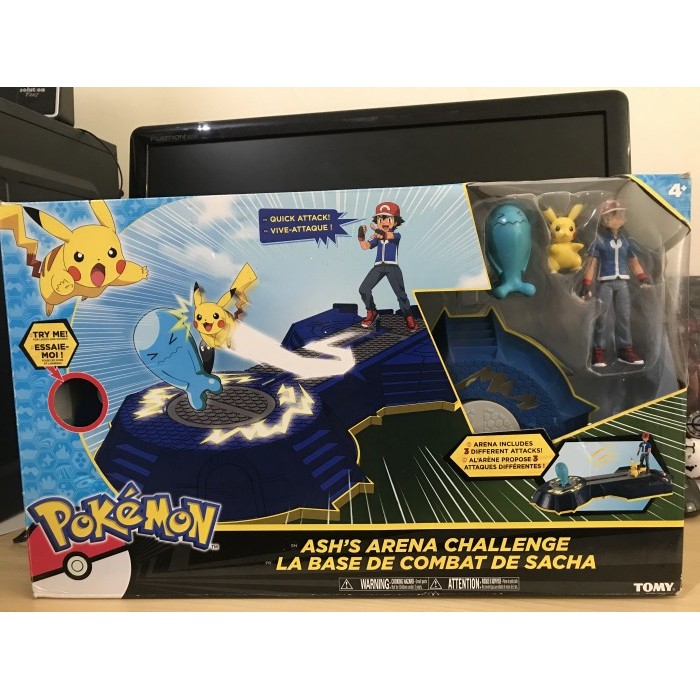 Jual Tomy Pokemon ASH'S ARENA CHALLENGE | Shopee Indonesia