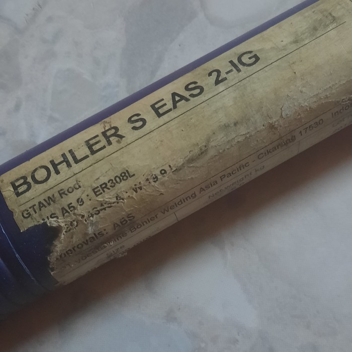 Jual Terlaris!! Tig Argon Stainless Steel 308L 2.4X1000Mm Las Rod Wire ...