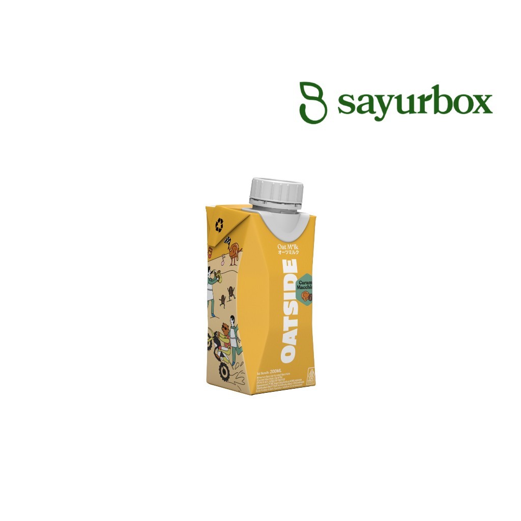 Jual Oatside Oat Milk Caramel Macchiato 200 ml | Shopee Indonesia