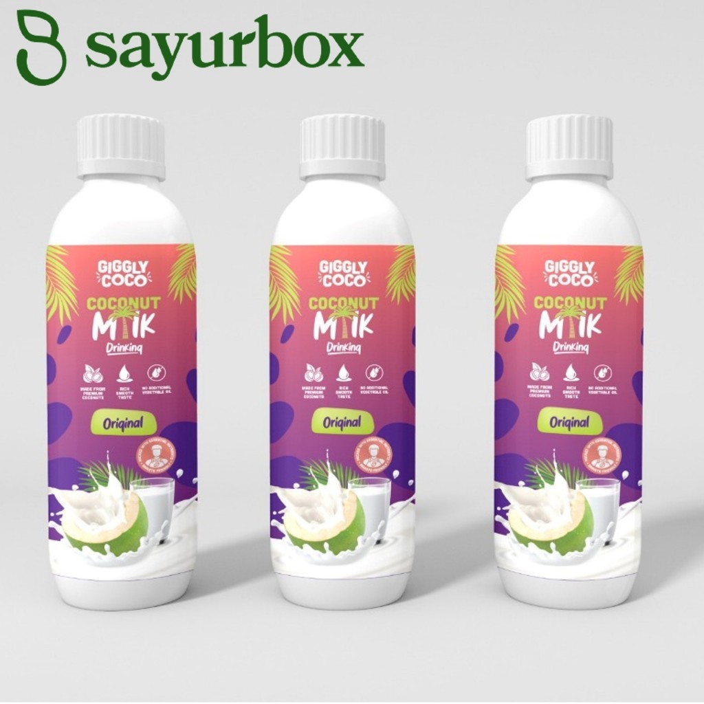Jual Giggly Coco Fresh Coconut Milk 1 liter | Shopee Indonesia