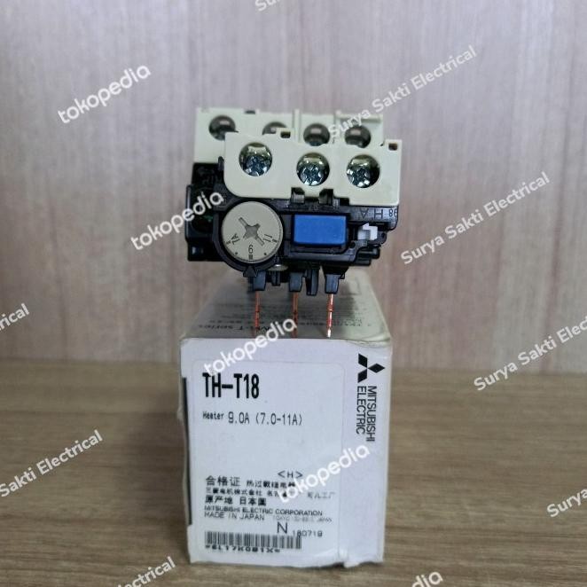 Jual Thermal Overload Mitsubishi Tht18 Th-T18 Tht-18 Range 9A (7-11A ...