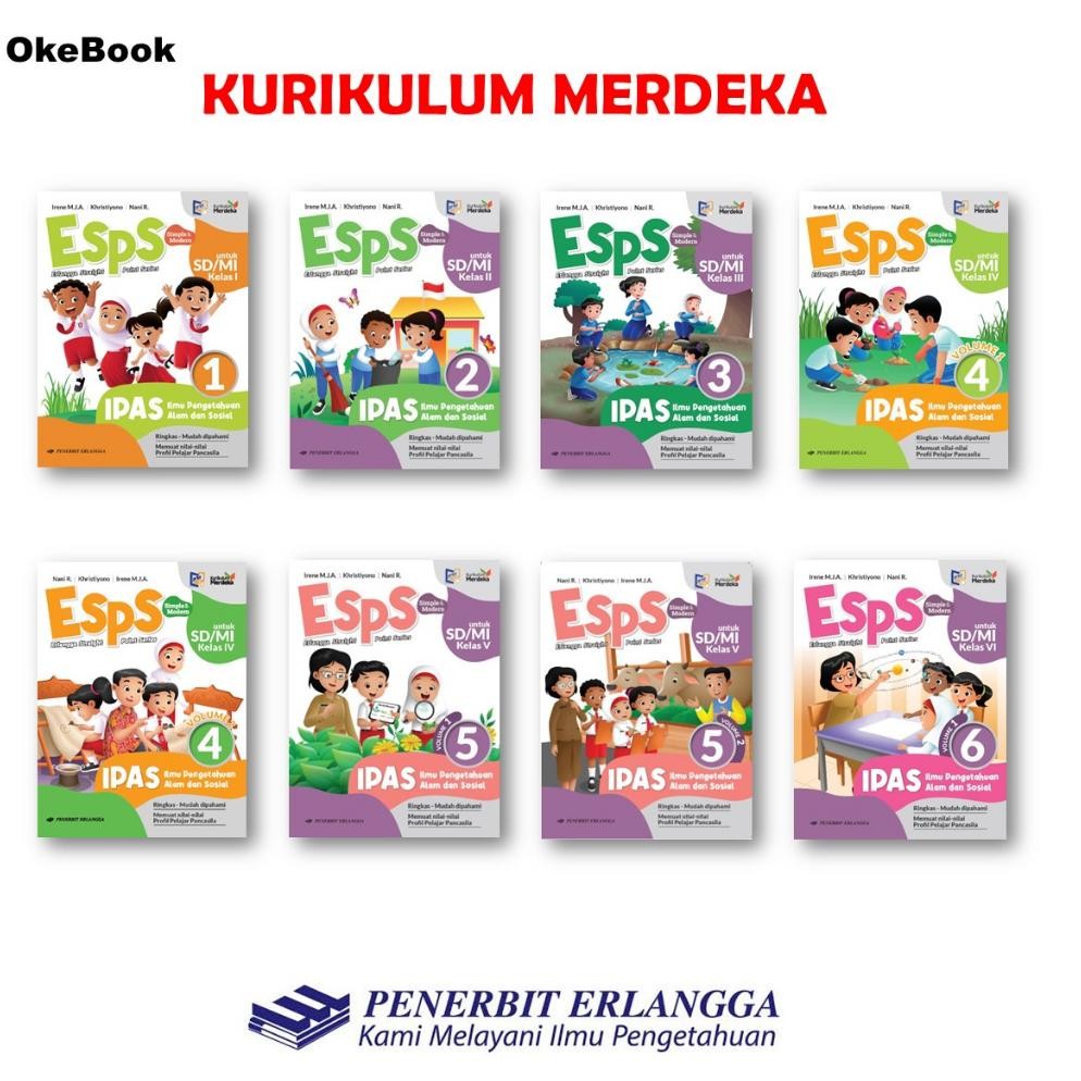 Jual Promo Esps Ipas Sd Kelas 1 2 3 4 5 6 Vol 1 Dan 2 - Kurikulum Merdeka Kekinian | Shopee ...