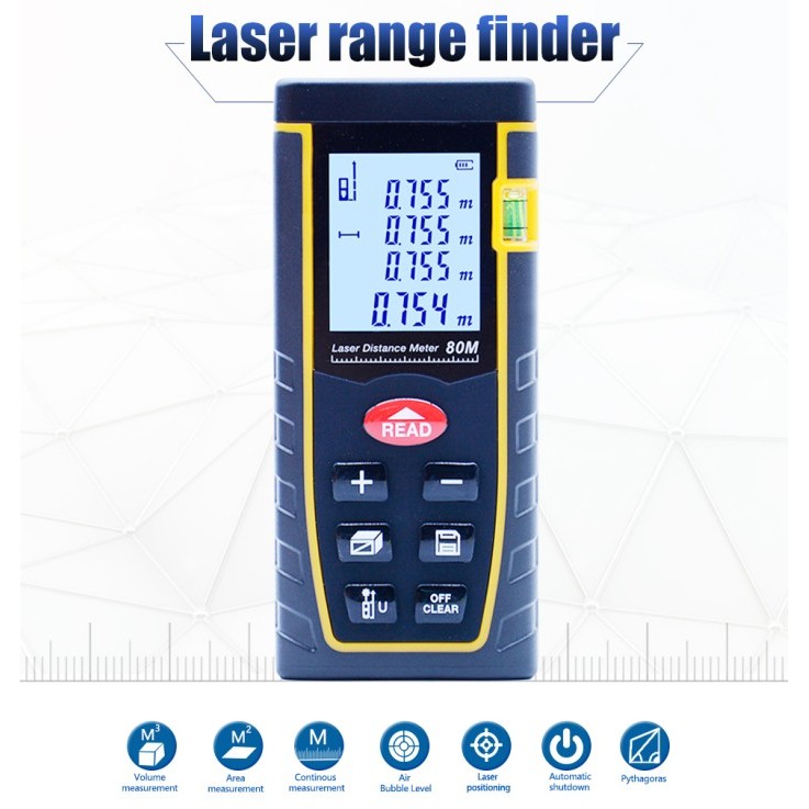 Jual Alat Ukur Jarak Laser 100M Lensa Optikal Berkualitas Multi Warna ...