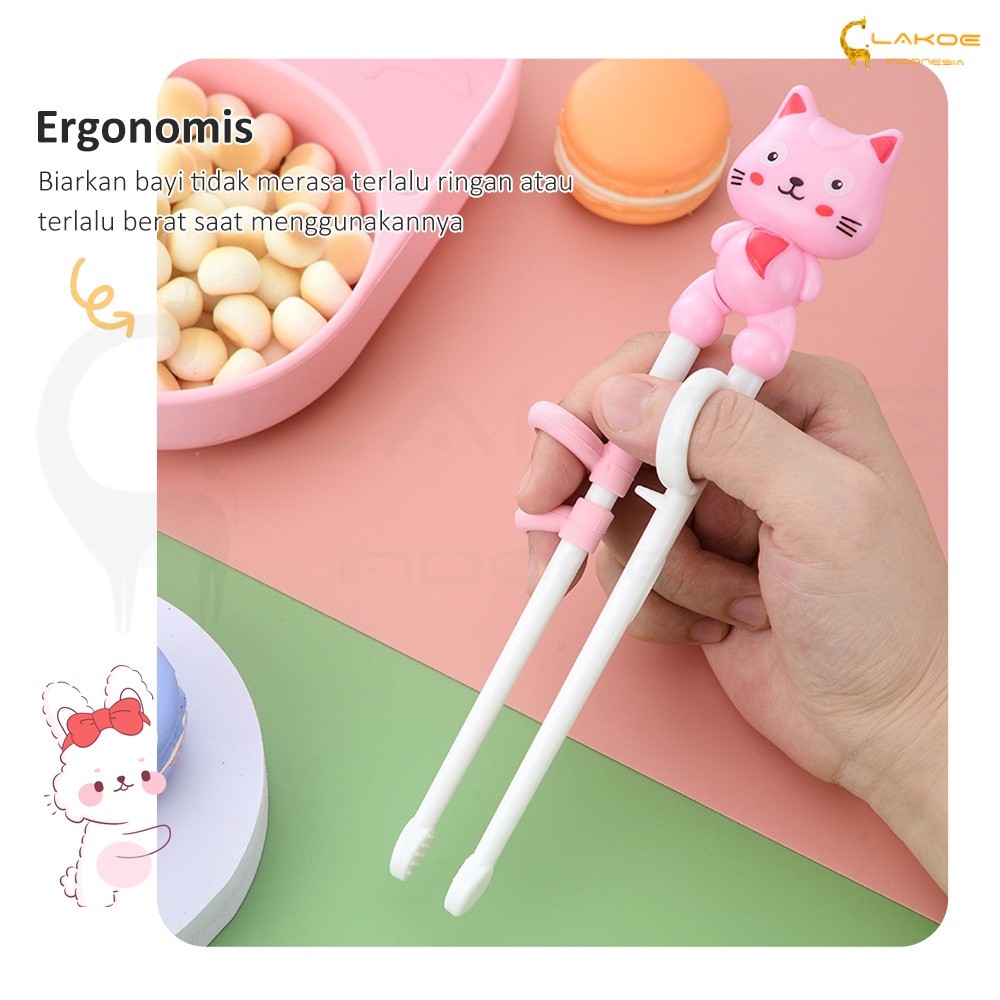 Jual Lakoe Sumpit Anak Karakter/Training Chopstick/Sumpit Anak Belajar ...