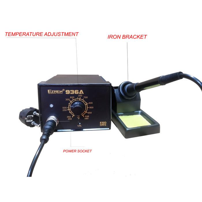 Jual Ezren 936A New Solder Station Soldering Kit Iron Esd Safe Fpt ...