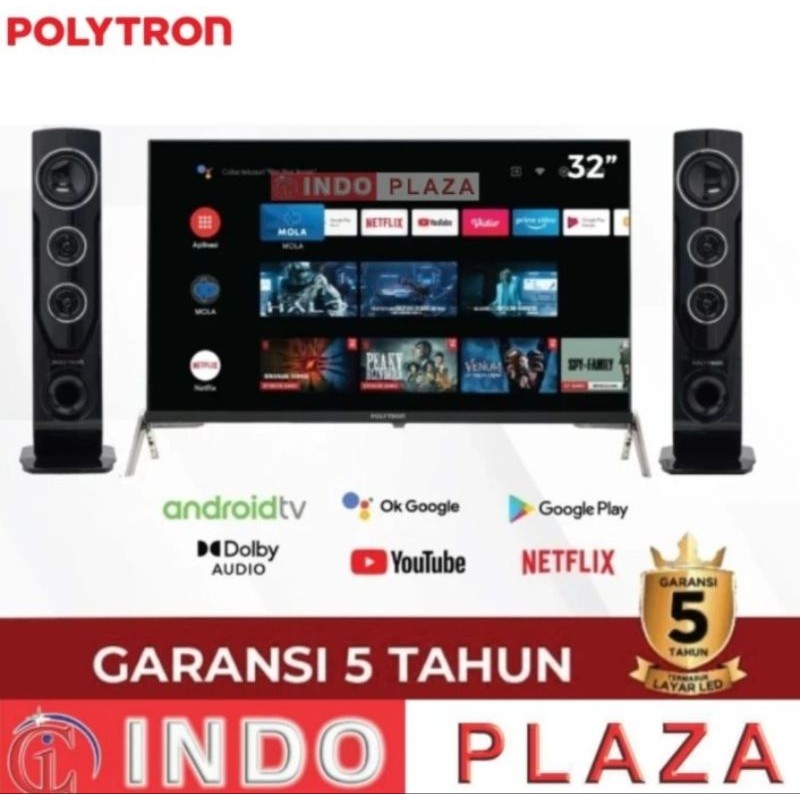 Jual TV POLYTRON 32 INCH GOOGLE TV PLD-32TG9055(KHUSUS MEDAN) | Shopee Indonesia