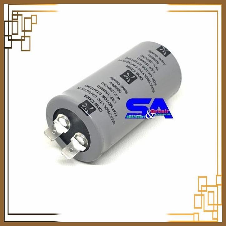 Jual [SAG] KAPASITOR STARTING 150 UF/CAPACITOR 150UF/CAPASITOR STARTING ...