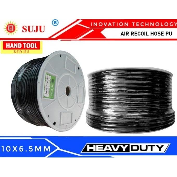 Jual Selang Angin Kompressor Pu Recoil Air Hose Roll 100 M Taiwan ...