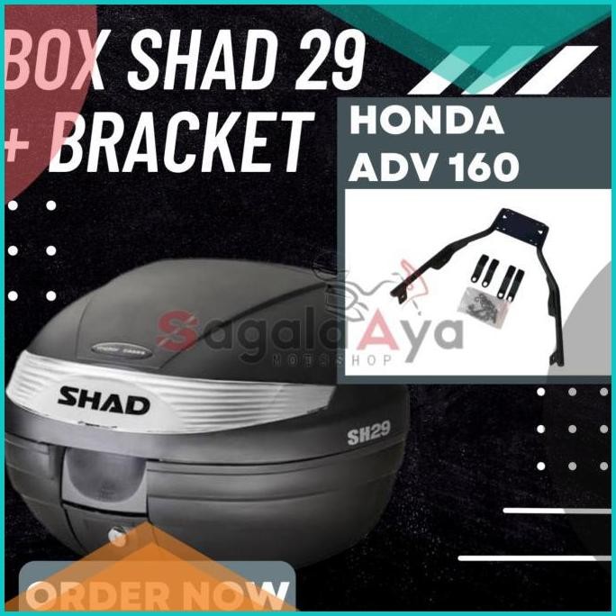 Jual Promo Paket Box SHAD 29 SH29 dan Bracket HONDA ADV 160 140BZ4 perkaka | Shopee Indonesia