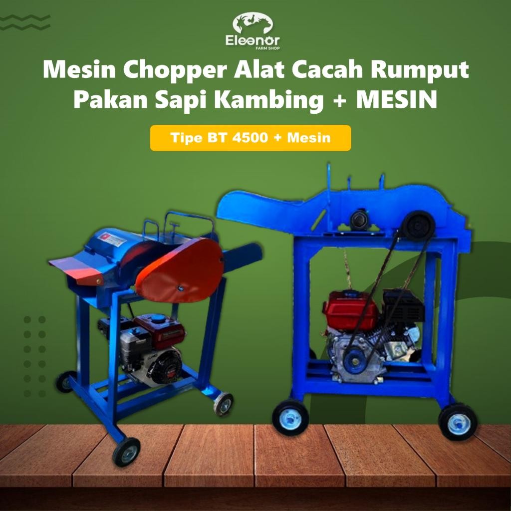 Jual Mesin Chopper Tipe BT 4500 Alat Cacah Rumput Pakan Sapi Kambing ...