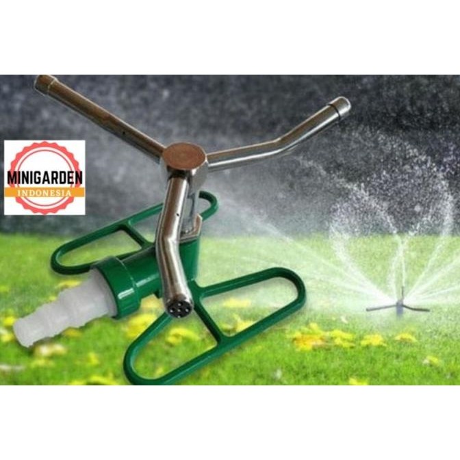 Jual ROTARY SPRINKLER 360 DERAJAT SPRINKLE BESI KENMASTER 3 KEPALA ...