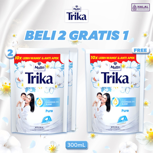 Jual Buy 2 Molto Trika Pure 300ml FREE Molto Trika Pure 300ml | Shopee ...