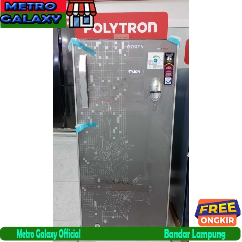 Jual POLYTRON Kulkas 1 Pintu Ada dispenser PRD 18J Belleza 180 Liter ...