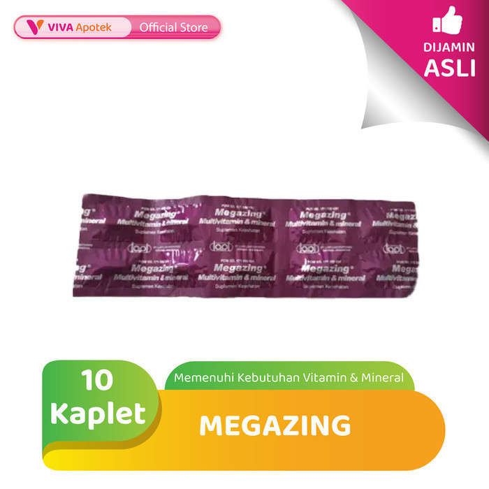 Jual Megazing untuk Memenuhi Kebutuhan Vitamin & Mineral (10 Kaplet ...