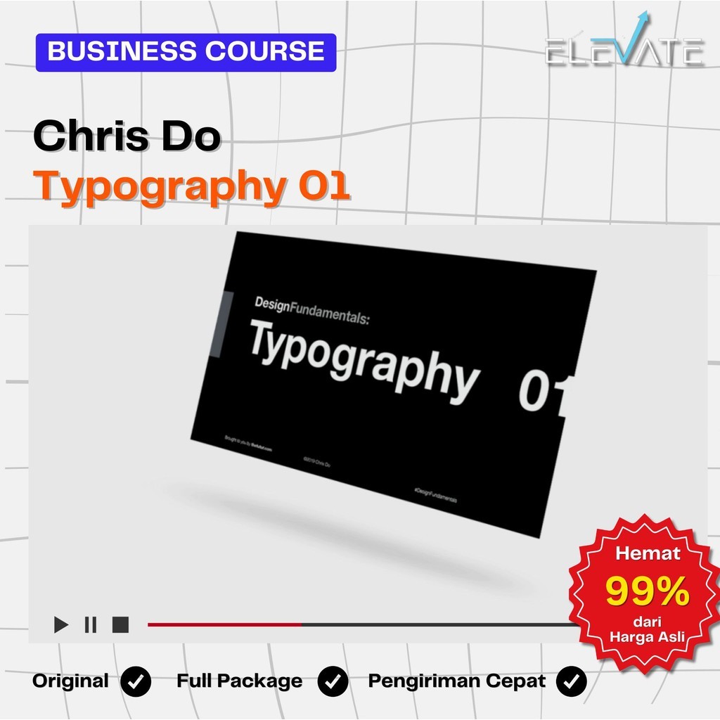 Jual Chris Do – Typography 01 Full Kursus Terbaru | Shopee Indonesia