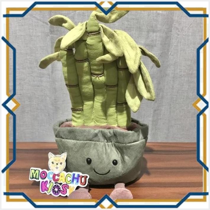 Jual [MOC] JELLYCAT AMUSEABLES POTTED BAMBOO / BONEKA TANAMAN POHON ...