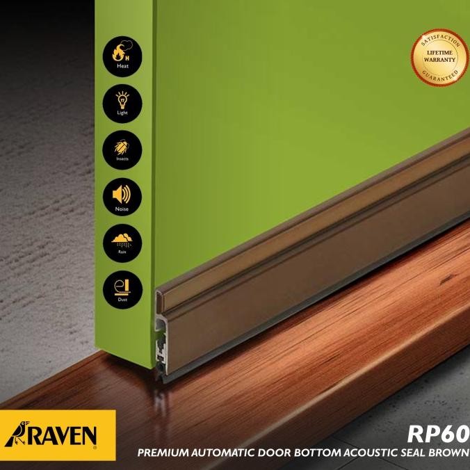 Jual RAVEN AUTOMATIC DOOR BOTTOM SEAL RP60 BROWN/PENUTUP CELAH BAWAH ...
