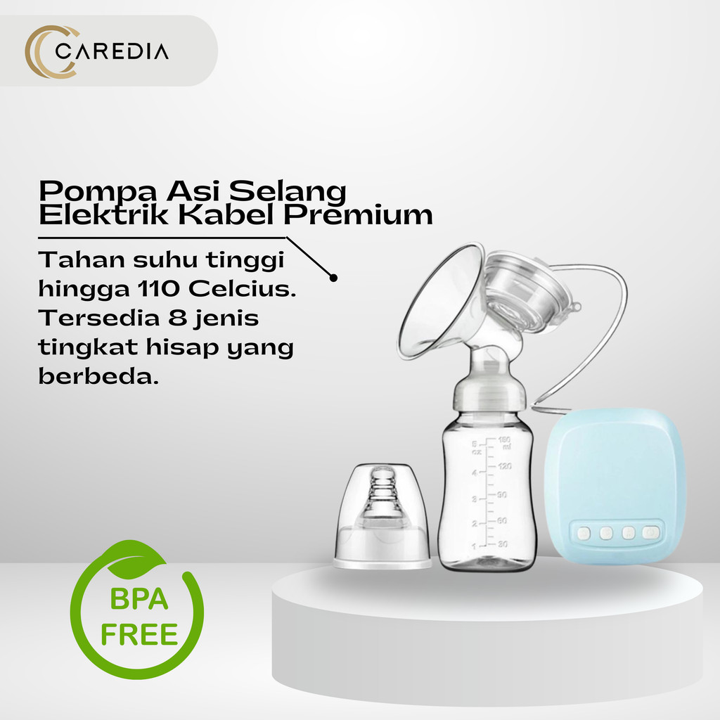 Jual Caredia Pompa Asi Selang Elektrik USB Bebas BPA | Shopee Indonesia
