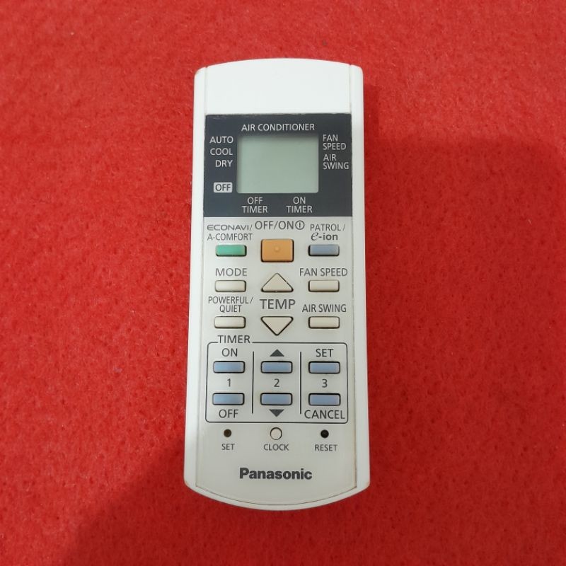 Jual Remote AC PANASONIC Econavi Original Asli . A75C3758 . | Shopee Indonesia