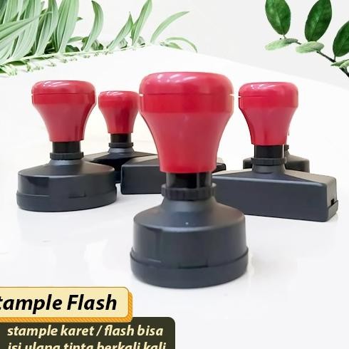 Jual Stample Flash Warna Stampel Karet Stample Tinta Otomatis | Shopee ...