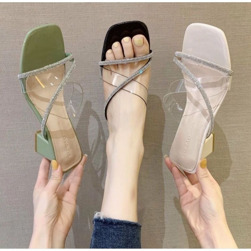 Jual Heels Wanita Kondangan Sandal Lebaran Hills Pengantin Hils Hay ...