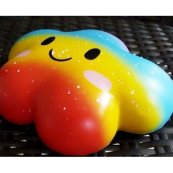 Jual Jumbo Rainbow Galaxy Cloud Squishy Awan Jumbo | Shopee Indonesia