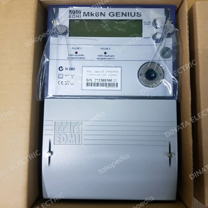 Jual Kwh Meter 3phasa EDMI Mk6N 5(10)A | Shopee Indonesia