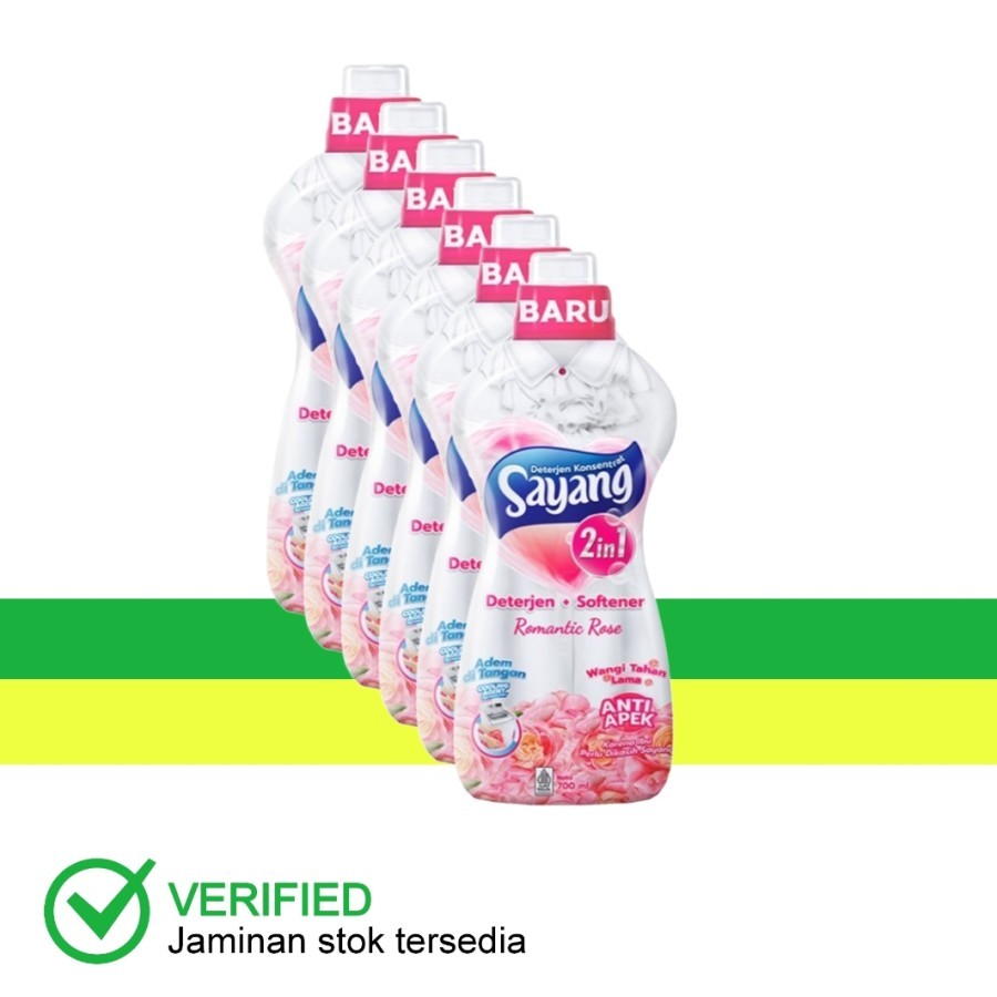 Jual Sayang Liquid Detergent Cair Rose 700 ml - Karton | Shopee Indonesia