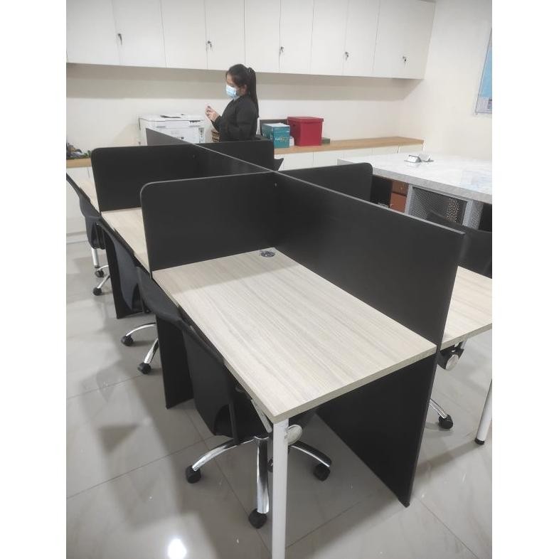 Jual Meja Kerja Staff Partisi 2-3-4-6 orang / Meja Kantor sekat ...