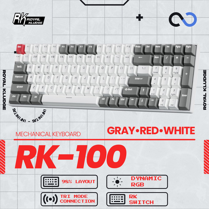 Jual PROMO!! Royal Kludge RK100 / RK-100 / RK860 / RK-860 Hotswap ...
