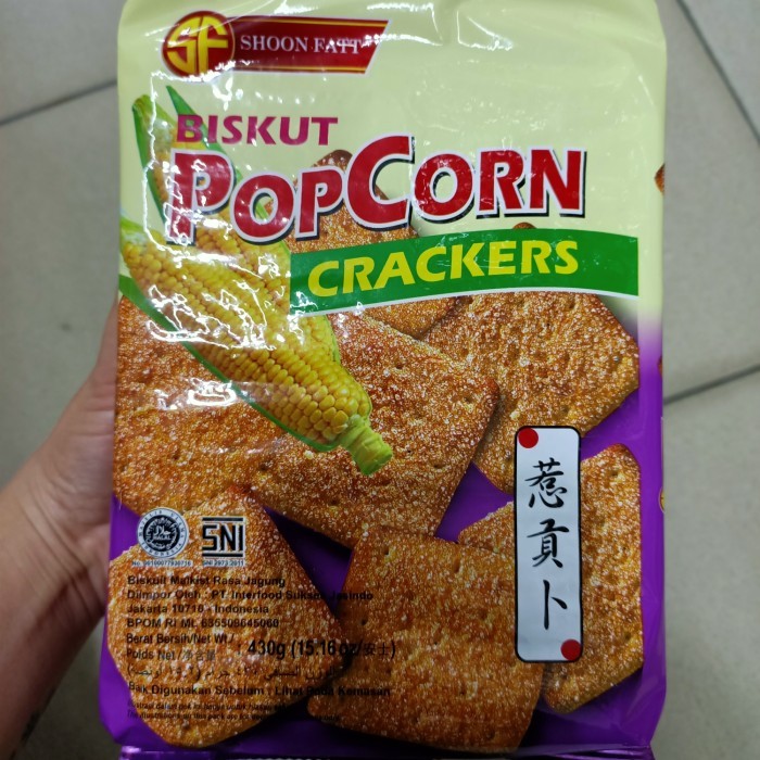 Jual Biskut Popcorn Crackers / Biskuit Jagung / Biscuit Malaysia ...