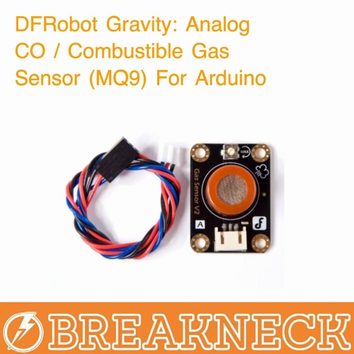 Jual DFRobot Gravity: Analog CO / Combustible Gas Sensor (MQ9) For Arduino | Shopee Indonesia