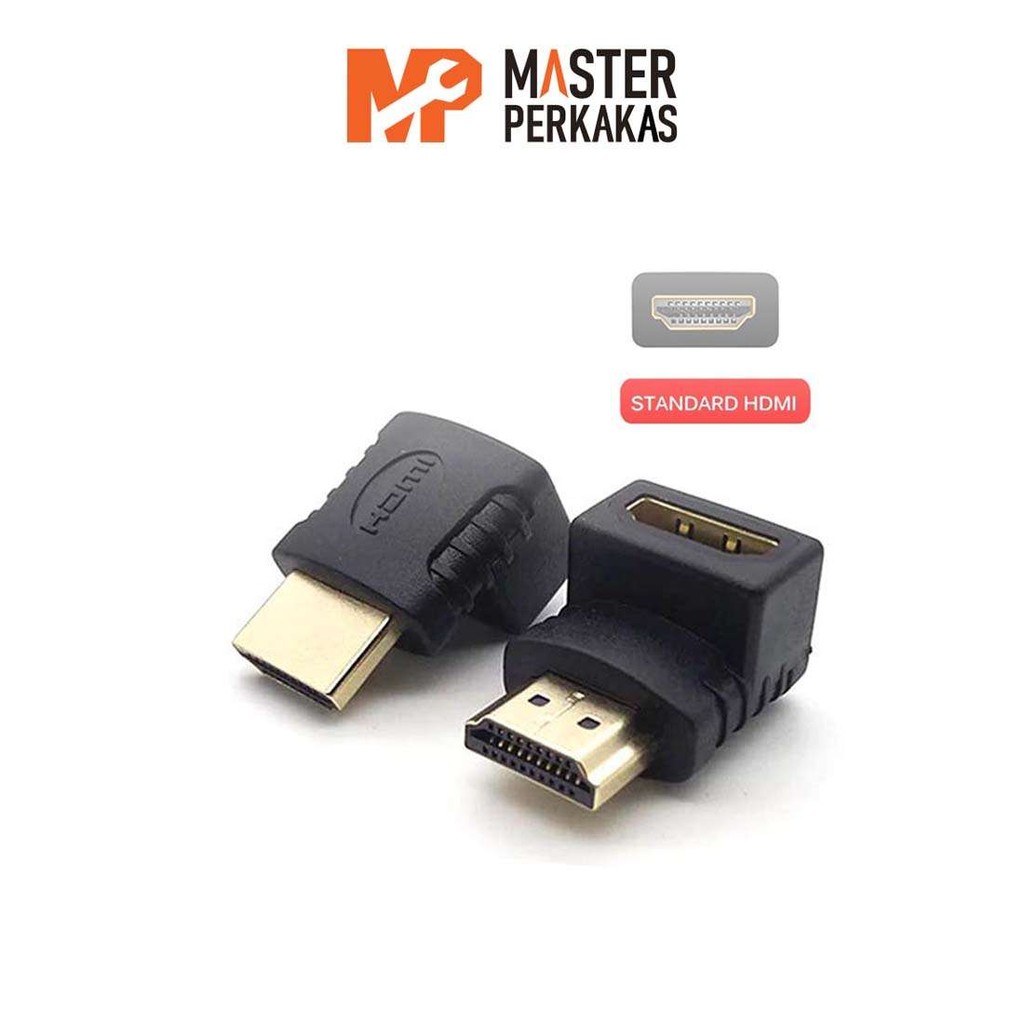 Jual HDMI to HDMI Model L MP / Converter HDMI Male to HDMI Female ...