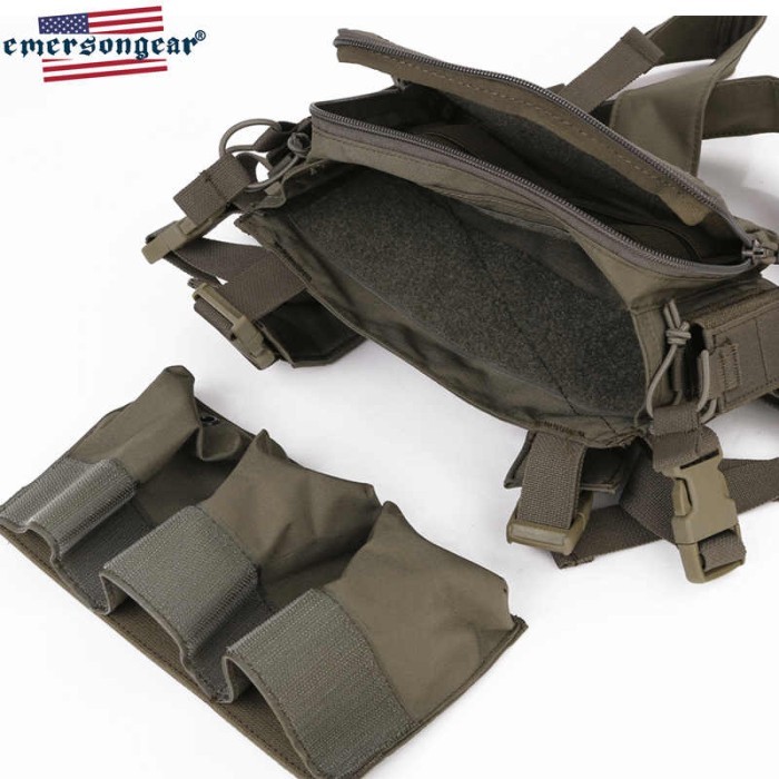 Jual Emerson Gear D3CR cro Tactical Airsoft Chest Rig with Mag Pouch ...