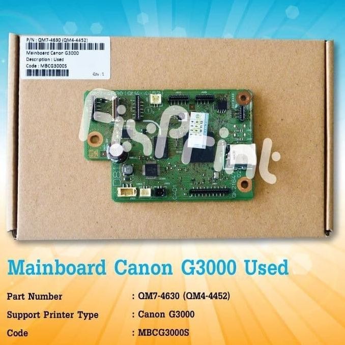 Jual HARGA DISC - Mainboard Printer Canon G3000 Motherboard G3000 Logic ...