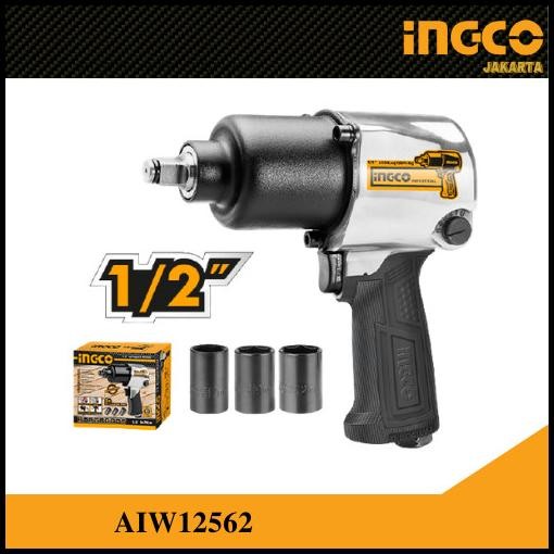 Jual Pembuka Baut Roda Angin / Air Impact Wrench 1/2" Inch Ingco ...