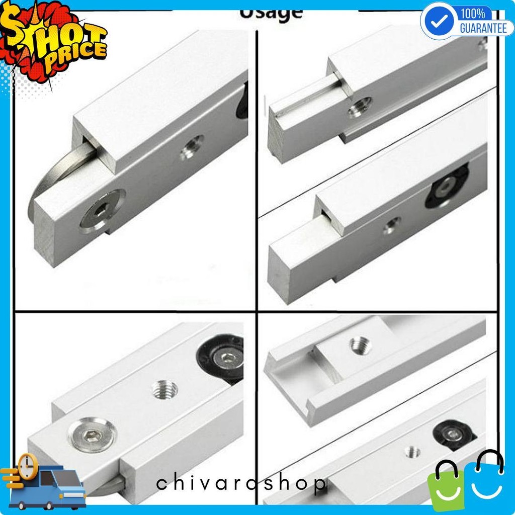 Jual T Slider Slot Bar 300Mm Meja Potong Table Saw Runner Gauge Miter ...