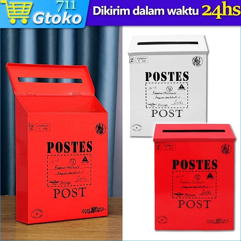Jual Kotak Surat Pos Retro / Vintage Mail Box / Kotak Surat Rumah DiM ...