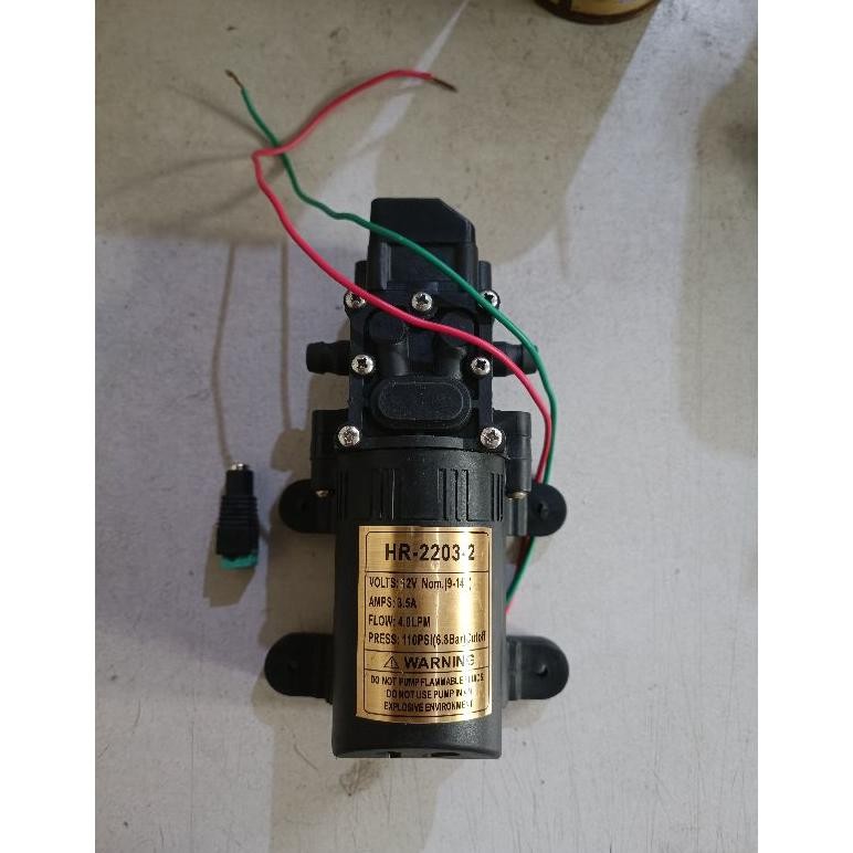 Jual Pompa Air DC 12V /Pompa Cuci Motor/Dinamo Pump Sprayer Soket Soket ...