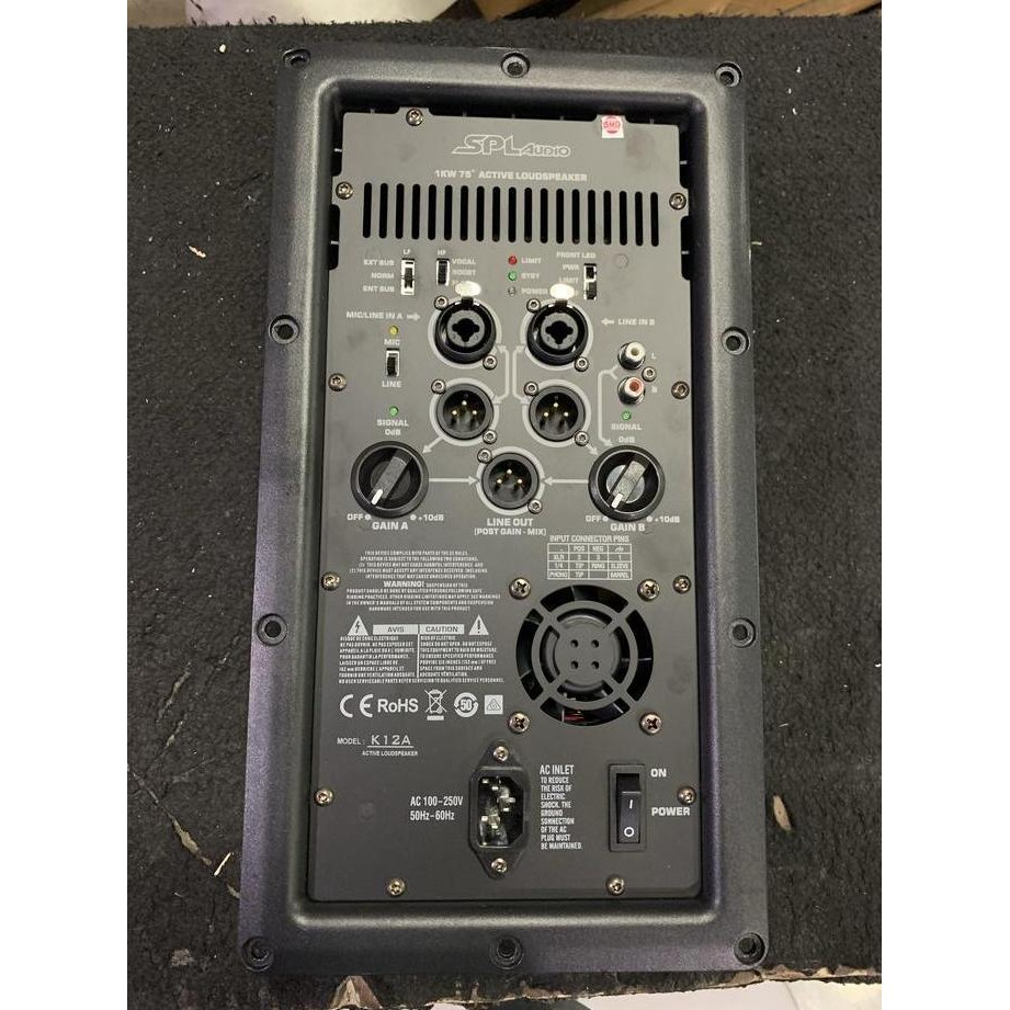 Jual HARGA DISC - Power module spk aktif K 12A - biamp - 150 + 850 watt ...