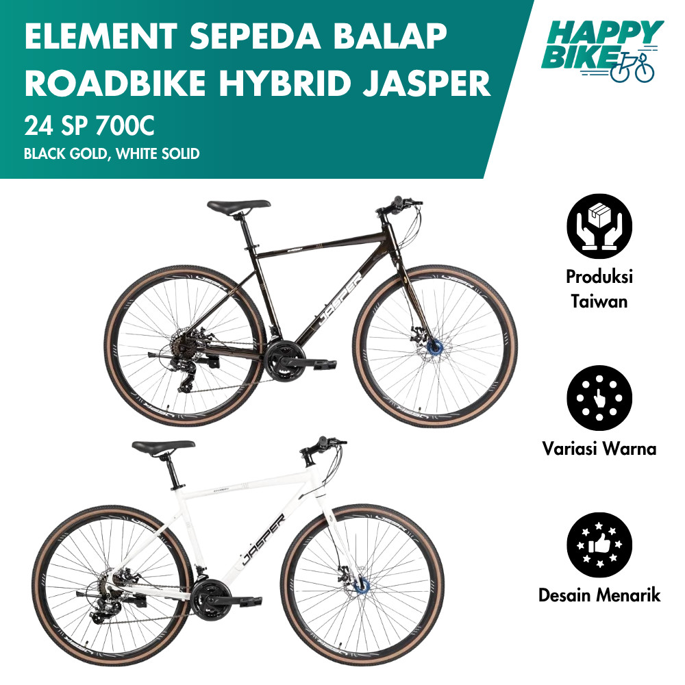 Jual ELEMENT SEPEDA BALAP ROADBIKE HYBRID JASPER 24SP 700C | Shopee ...