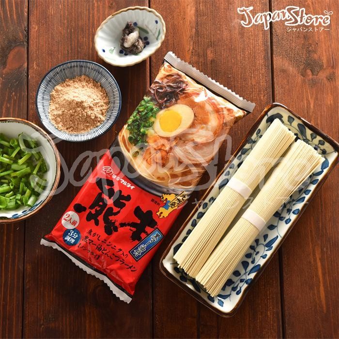 Jual Cri Marutai Kumamoto Pork Broth Instant Ramen With Black Sesame ...
