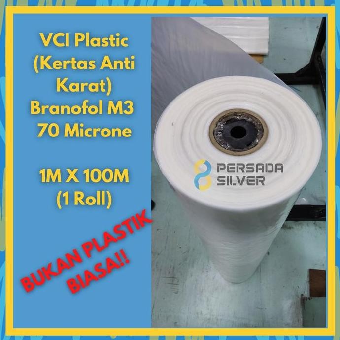 Jual ready VCI Plastic / Plastik Anti Karat Branofol M3 1M X 100M (1 ...