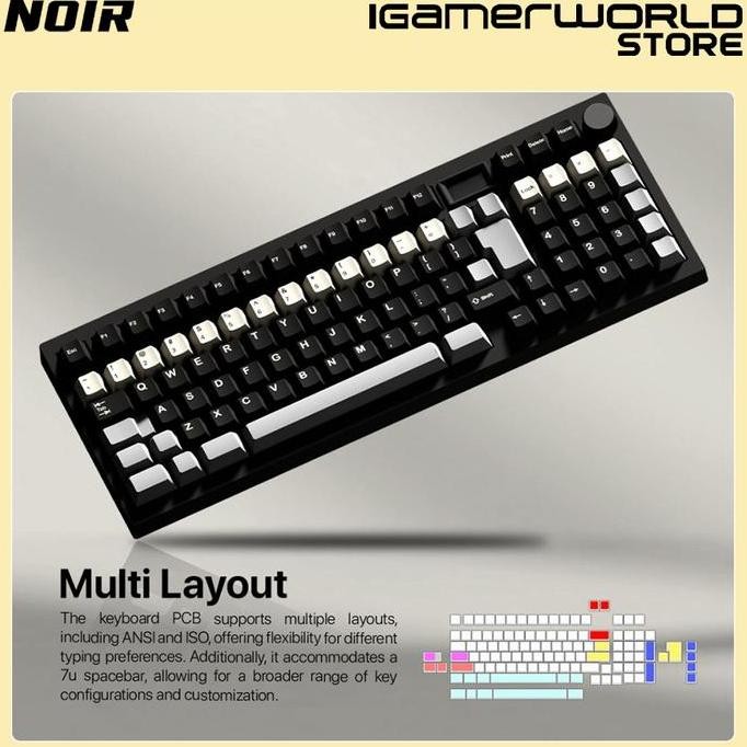 Jual Noir Timeless82 Timeless1800 Wireless Triple Connection Mechanical ...